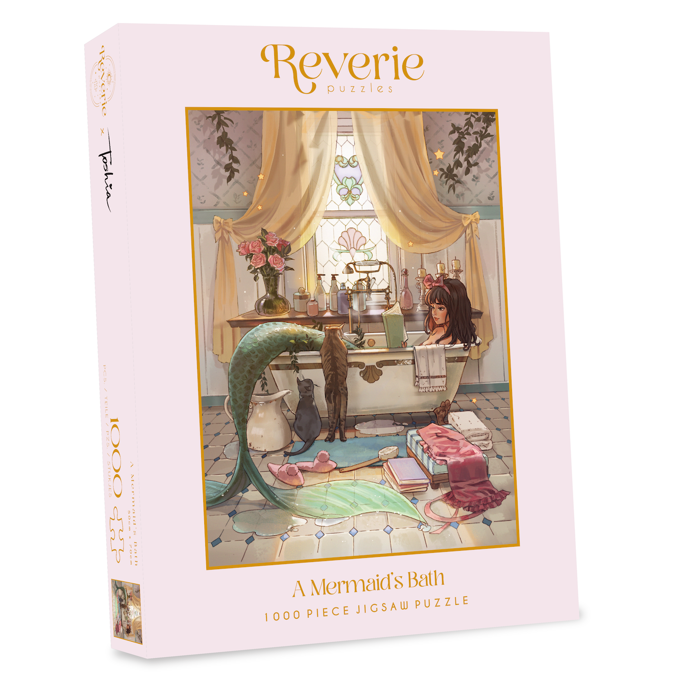 A Mermaid's Bath Jigsaw Puzzle (1000 Pieces) – Reverie Puzzles