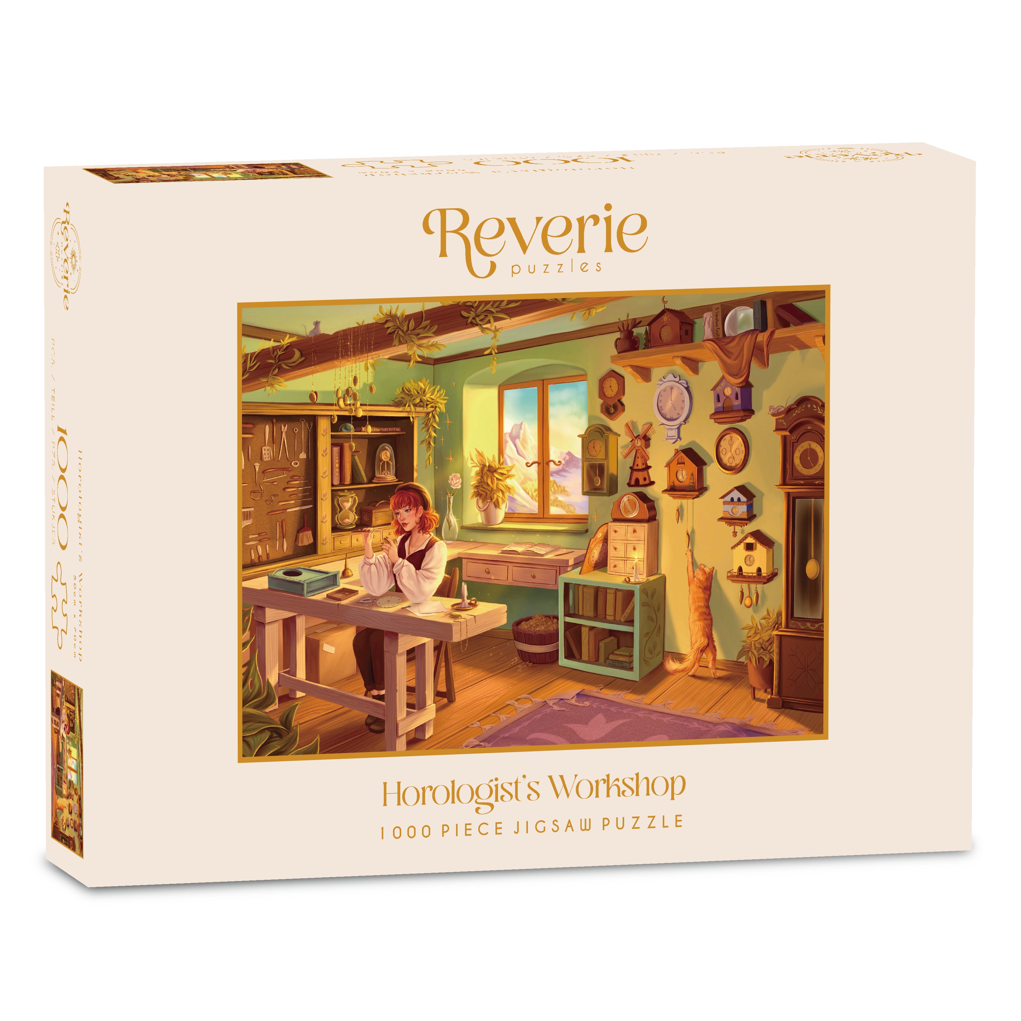Horologist's Workshop Jigsaw Puzzle (1000 Pieces) – Reverie Puzzles