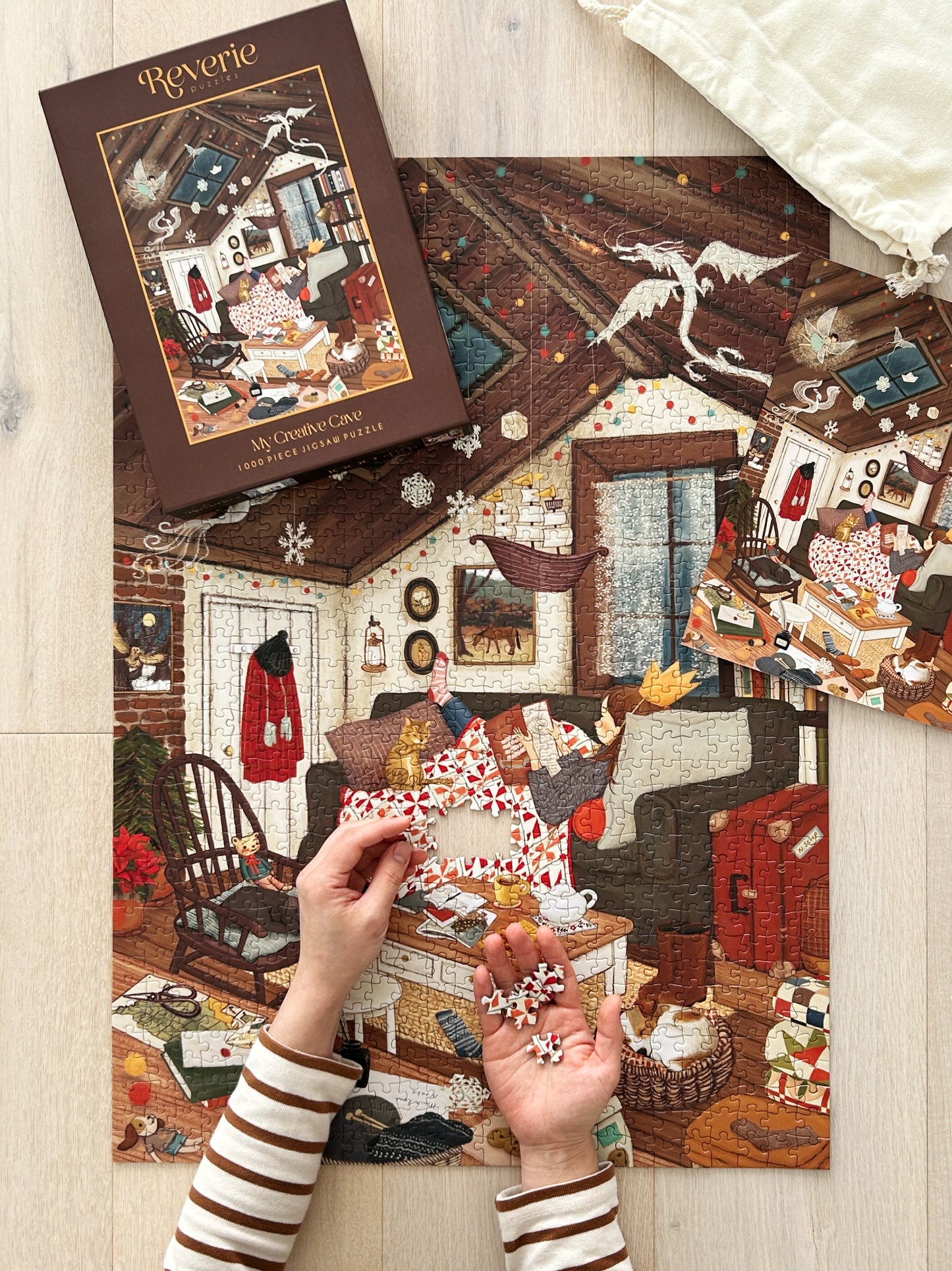 My Creative Cave Jigsaw Puzzle (1000 Pieces) – Reverie Puzzles