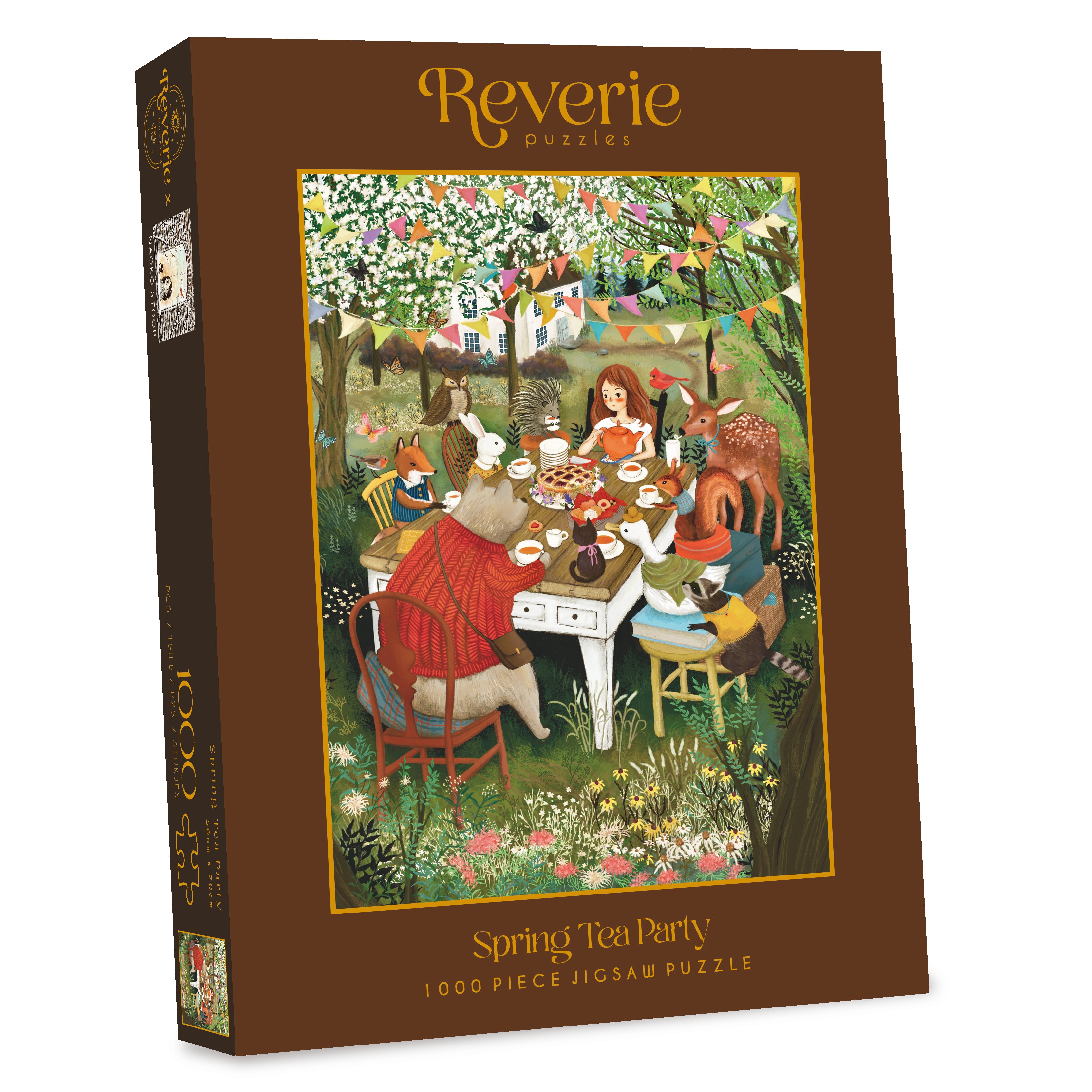 Spring Tea Party Jigsaw Puzzle (1000 Pieces) – Reverie Puzzles