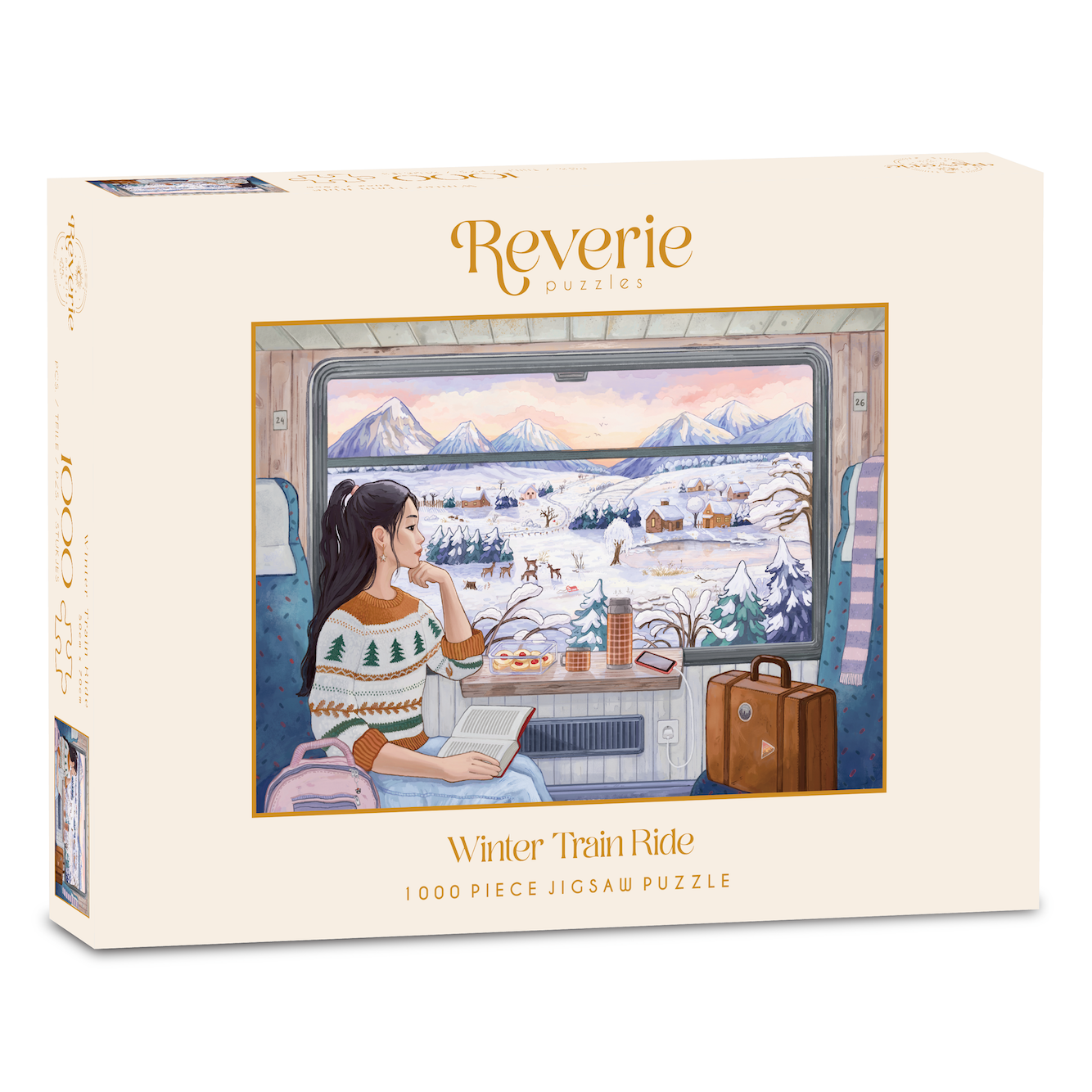 Winter Train Ride Jigsaw Puzzle (1000 Pieces) – Reverie Puzzles